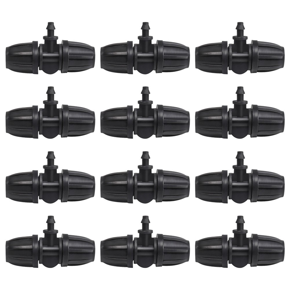 Fule Barbed Tee 1/2inch to 1/4inch Irrigation Tube Connectors Drip ...