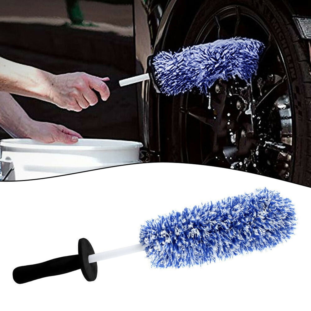 Fule Car Wheel Cleaning Brush Washing Clean Tool Tire Alloy Soft ...