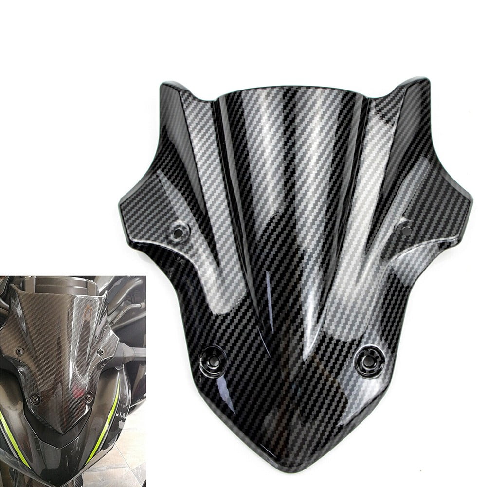 Fule Carbon Fiber Windshield Windscreen Fit for Kawasaki Z900 2017 2018 ...