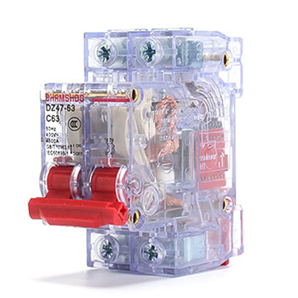 Fule DC Circuit Breaker 500V 2 Pole Double 2P MCB Solar PV10/16/20/25/32/40/50/63 Amp - Walmart.com