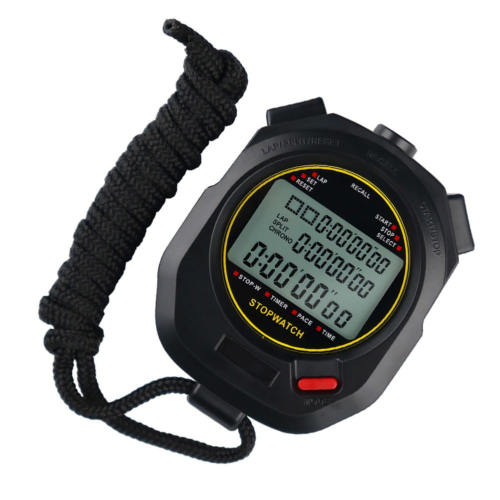 Fule Digital Stopwatch with 30 Lap Memory and Metronome for Sports ...