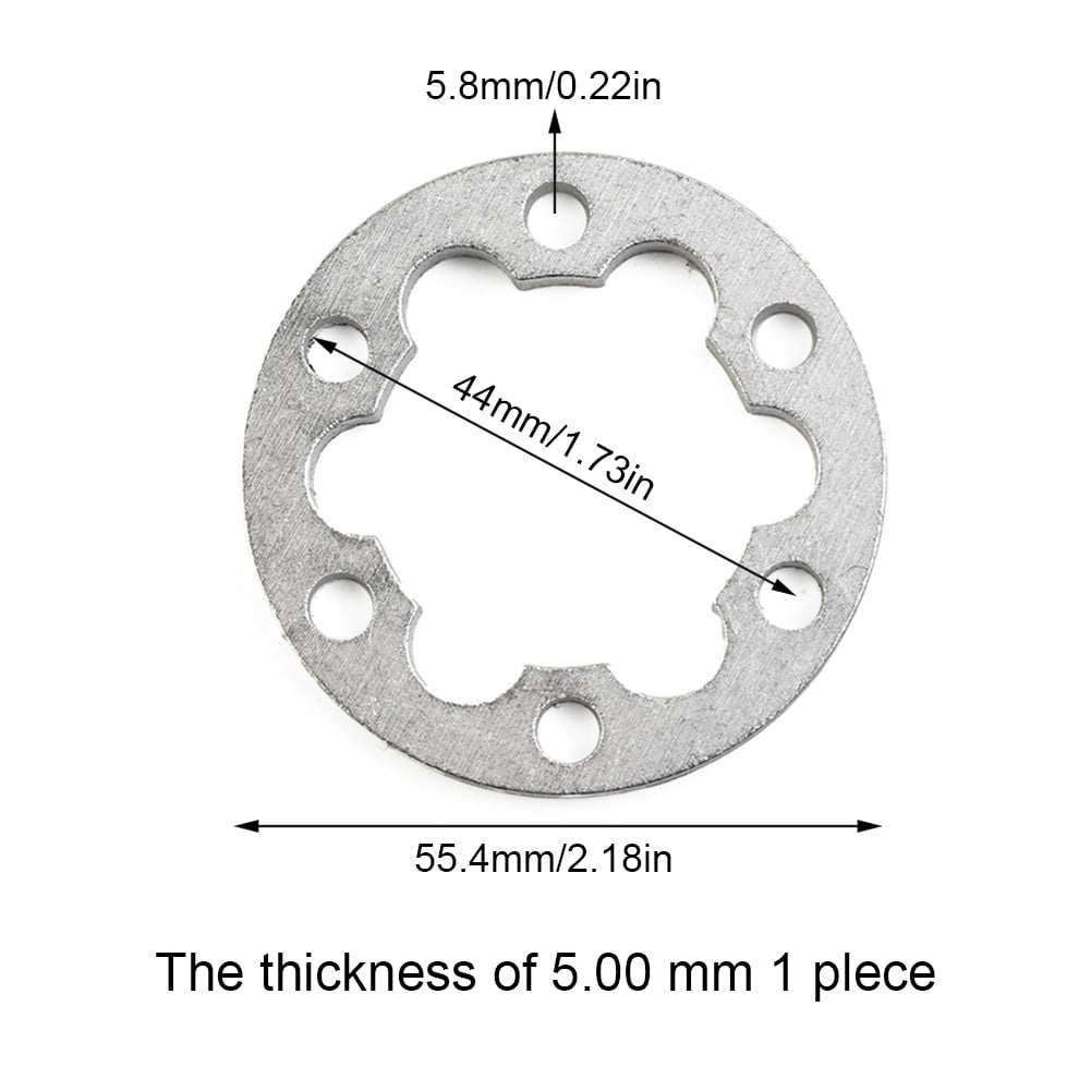 Fule E-Bike Electric Scooter Brake Pads Spacer Six Holes Disc Washer ...