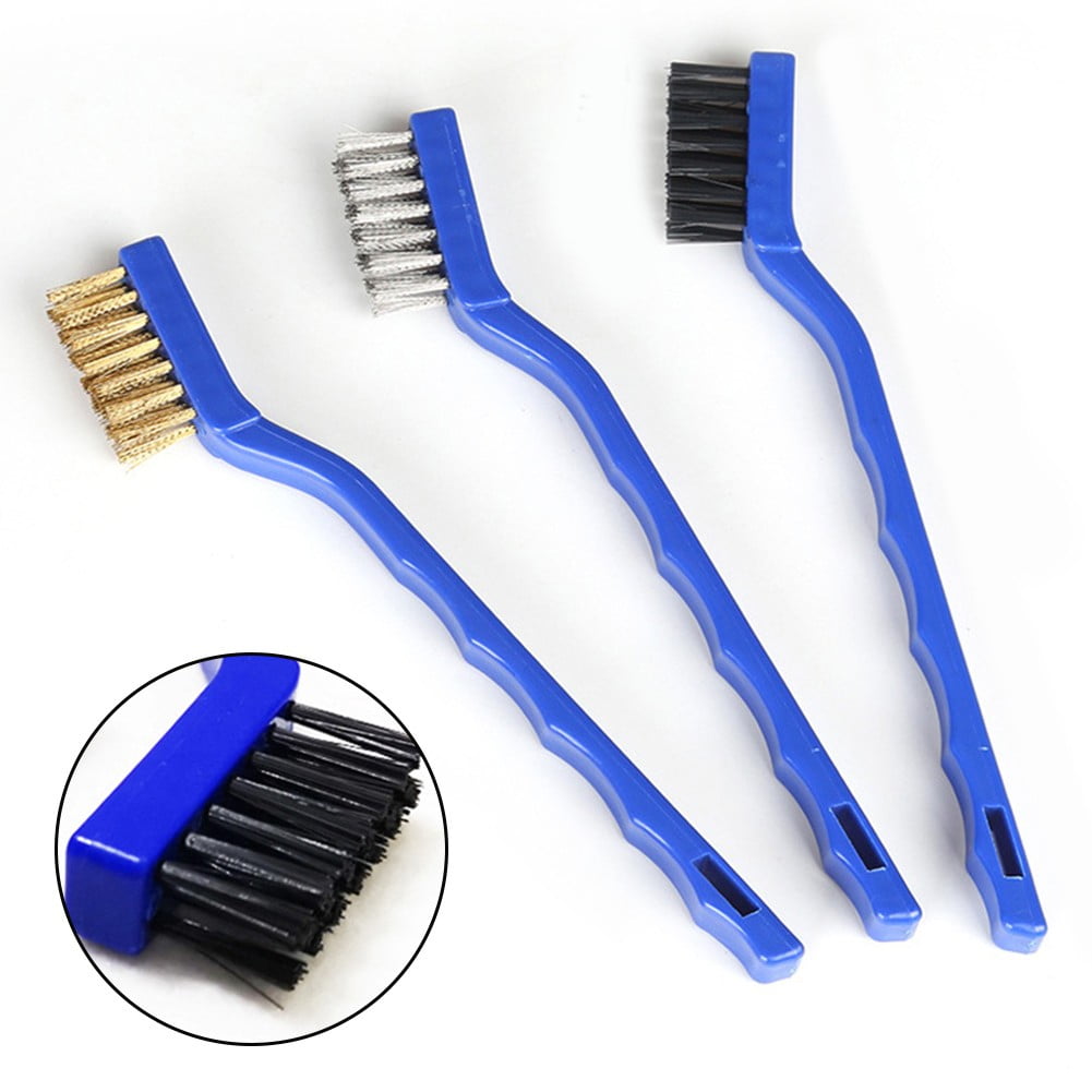 Fule Engine cleaning brush set of three steel wire copper brushes ...