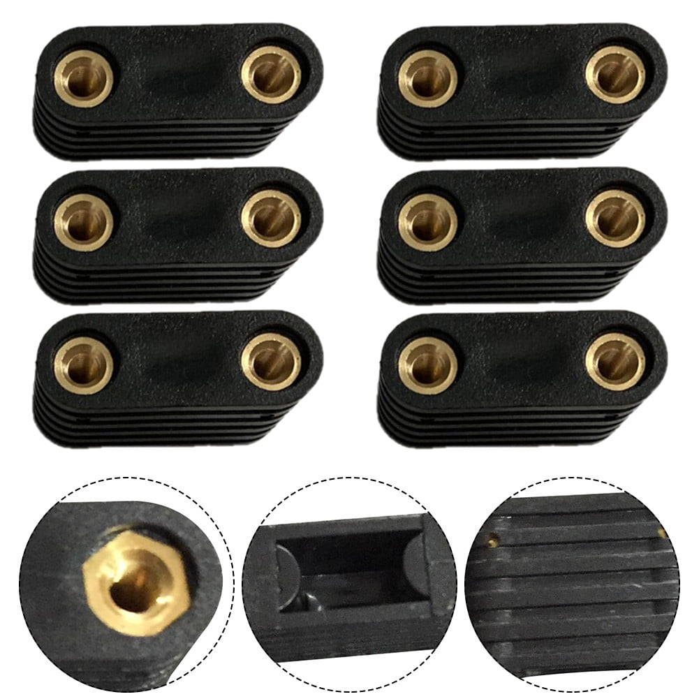 Fule Footstrap Surfboard Inserts 3.8 X 1.3 X 2.5CM 6pcs/Set Black ...
