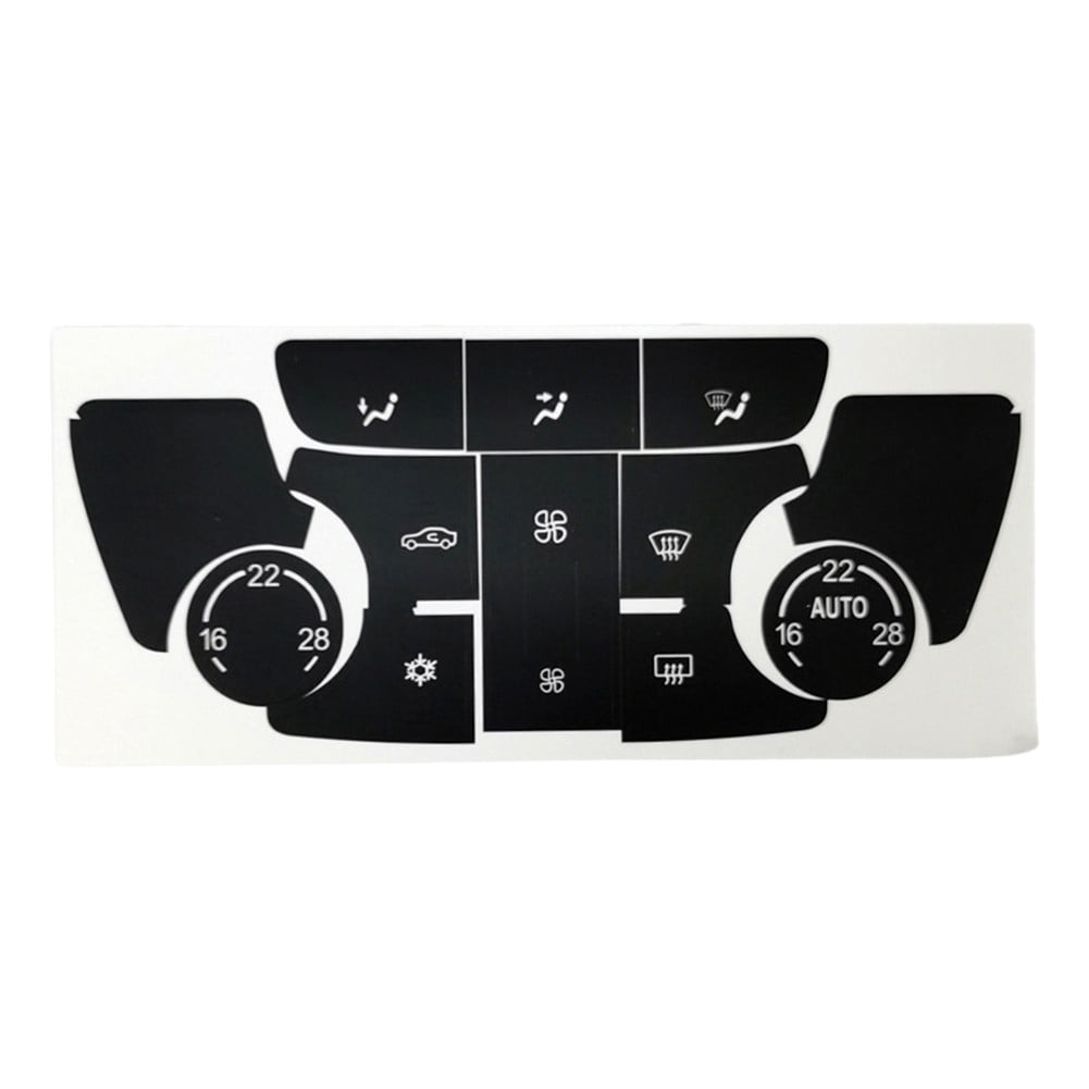 Fule For Buick Verano AC Climate Control Black Button Repair Decal ...