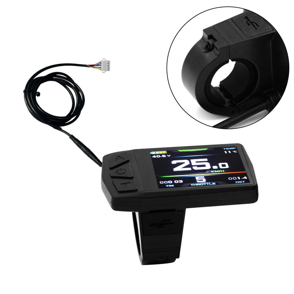 Fule For Ebike LCD Display Meter Electric Conversion Kit Display for KT ...