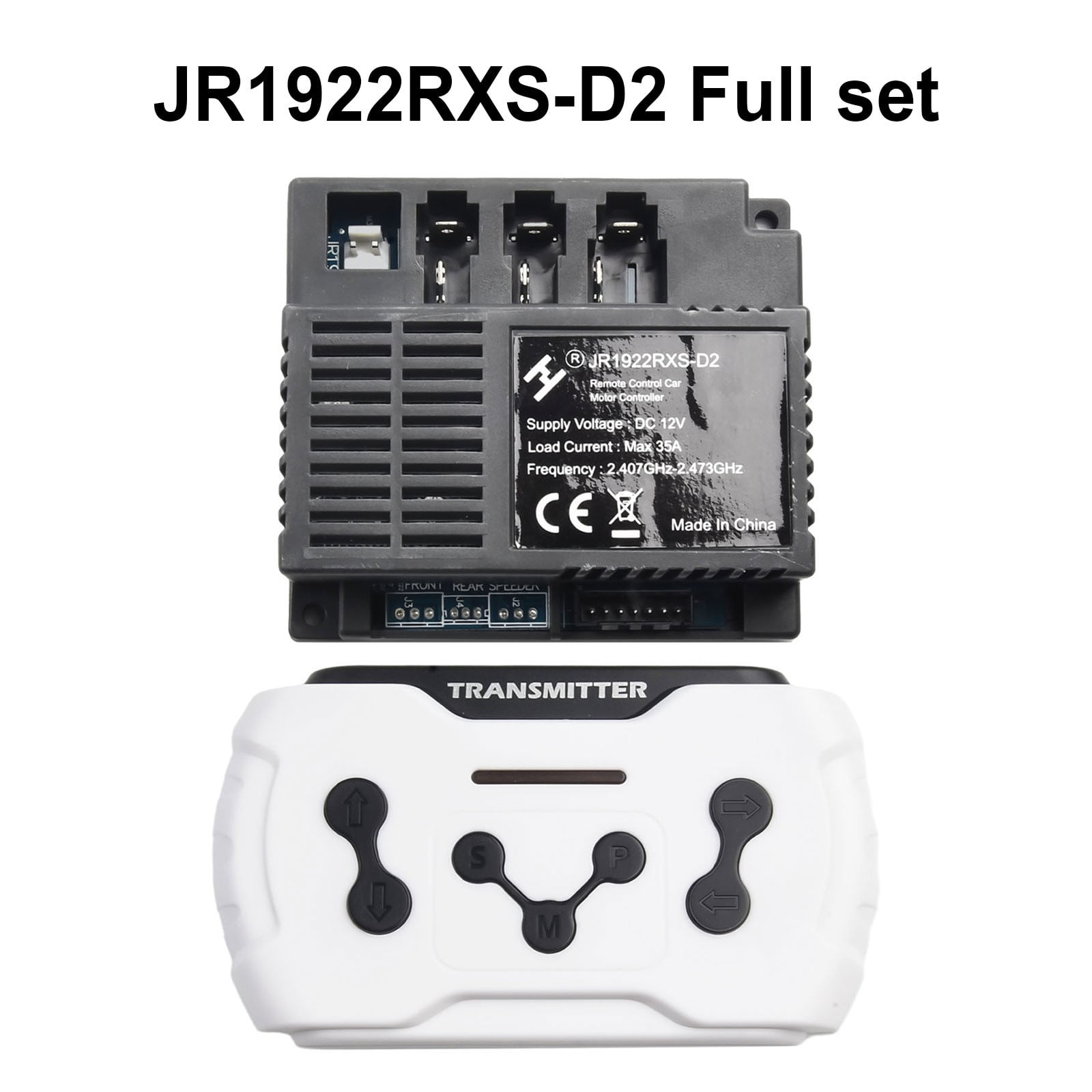 Fule HY JR-RX-12V 6V 24V Control Box For Children's Electric Car 2.4GHz ...