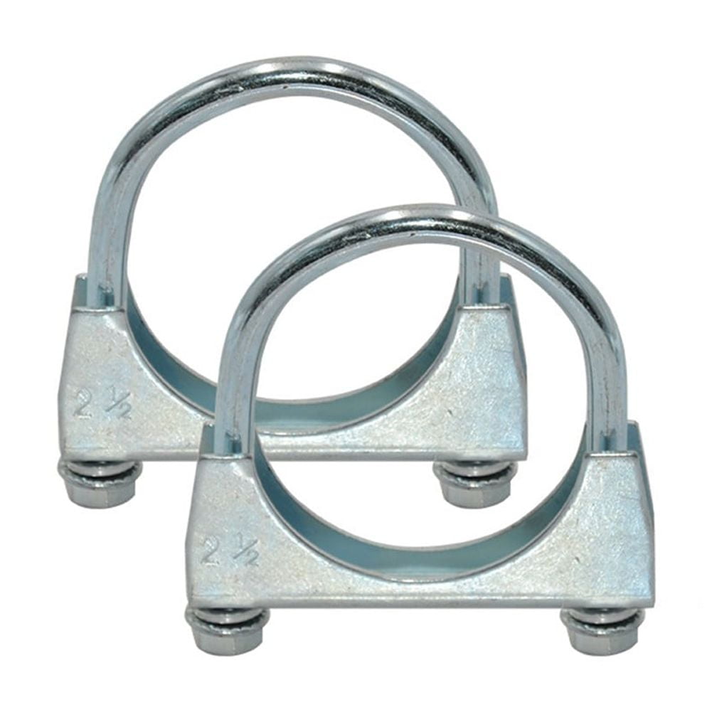 Fule Heavy Duty U Bolt Clamps Saddle Type Anti-corrosion 3 Pack Muffler ...