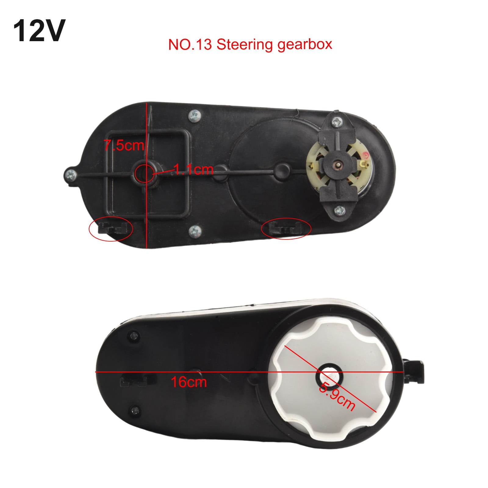Fule Improved Steering Motor Gearbox For Toy Electric Remote Control ...