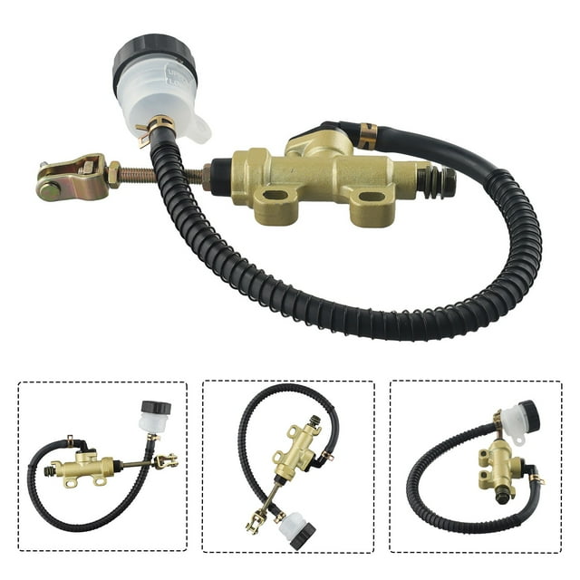 Fule Polychrome Fitment Motorcycle Rear Brake Pump Foot Hydraulic Refit ...