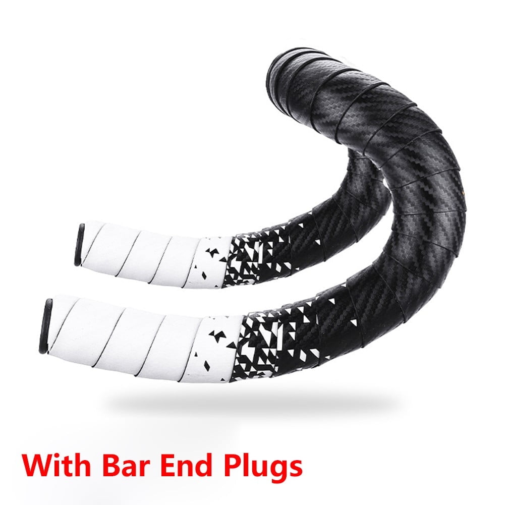 Fule Road Bike Bicycle Handlebar Tape Grip Bar Padded Bar Soft Leather ...