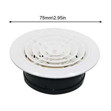 Plastic Round Vent Cover 5" Duct (2-Pack) - Walmart.com