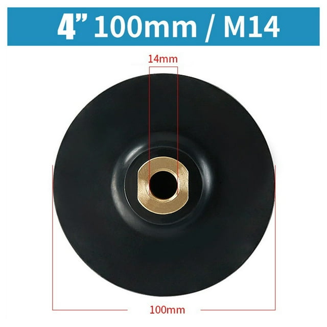 Fule Rubber Backing Pad Polishing Grinding Disc Holder for Angle ...