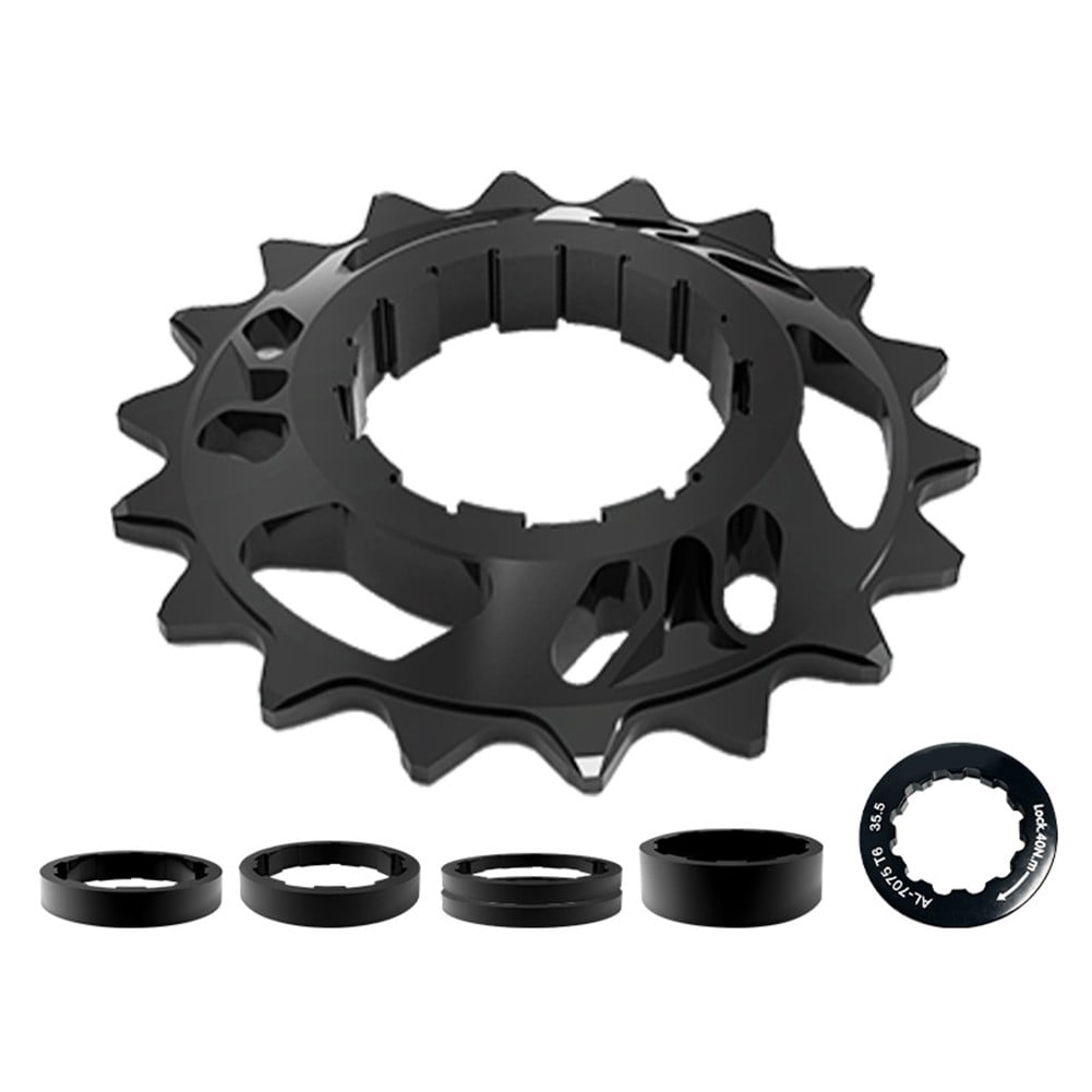 Fule Single Speed Flywheel Conversion Kit 18T Cassette Cog, Road Bike Sprocket - Walmart.com