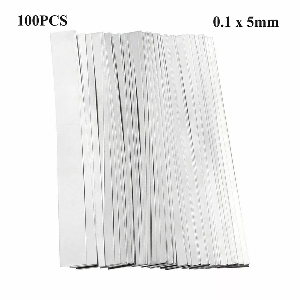 Fule Solid nickel-plated Strip For Lithium Battery Pack 0.1x5x100mm ...