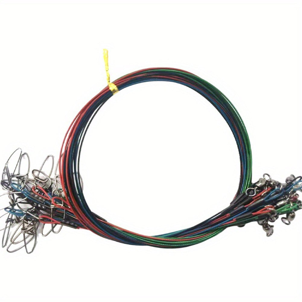 Fule Steel Fishing Wire 125lb Heavy Duty Saltwater Fish Leader with ...