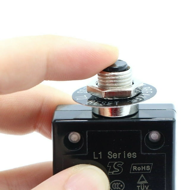 Fule Thermal Circuit Breakers 12-50V DC 125-250V Volt AC Overload ...