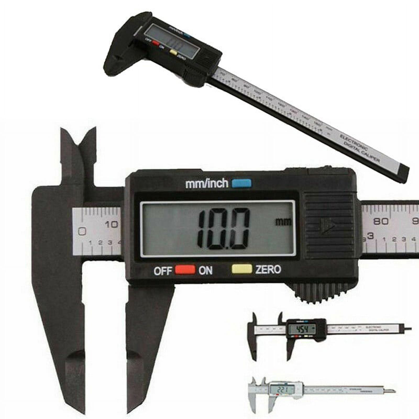Fule Vernier Caliper Digital Electronic Gauge Carbon Fiber Micrometer ...