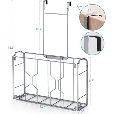 Under Cabinet Rack Kitchen Storage Rack with 10 Hooks for Cup Storage ...