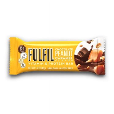 FULFIL Chocolate Salted Caramel Flavour Vitamin & Protein Bar 40g (pack ...