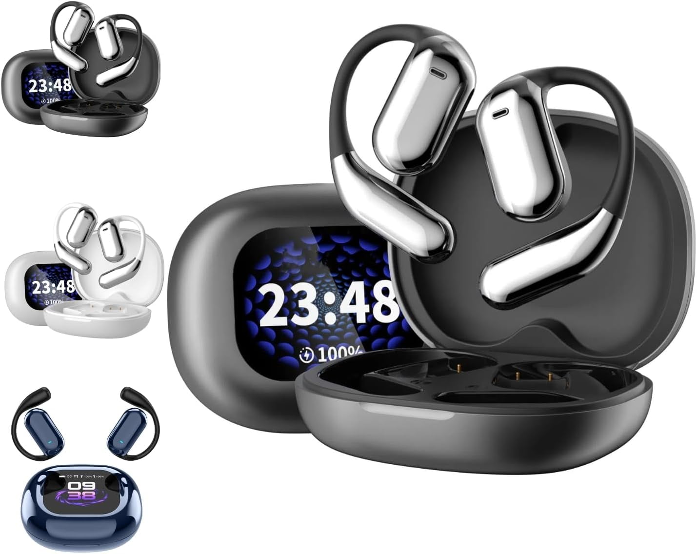 Fulfilexces Earbuds, Fulfilexces Open Ear Earbuds, True Powerful Bluetooth 5.4 Open Ear Earbuds ...