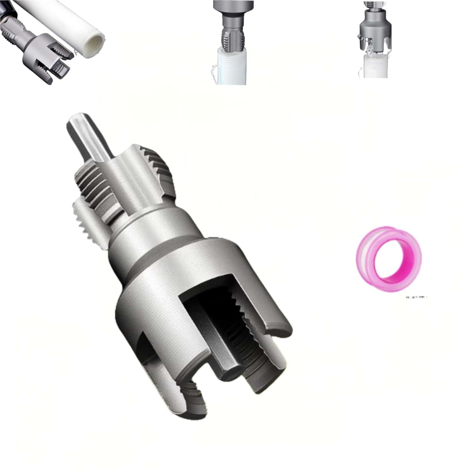 Fulfilexces Integrated Internal & External Pipe Threading Tool,PVC Pipe ...