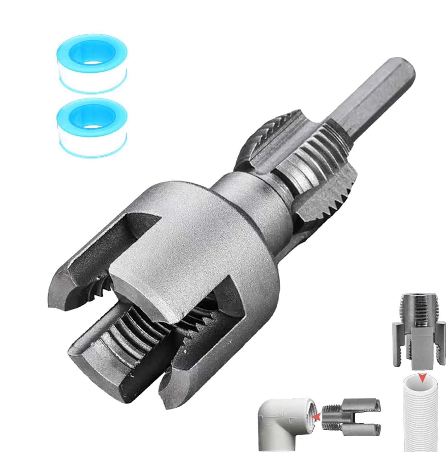 Fulfilexces Integrated Internal & External Pipe Threading Tool, Pipe ...