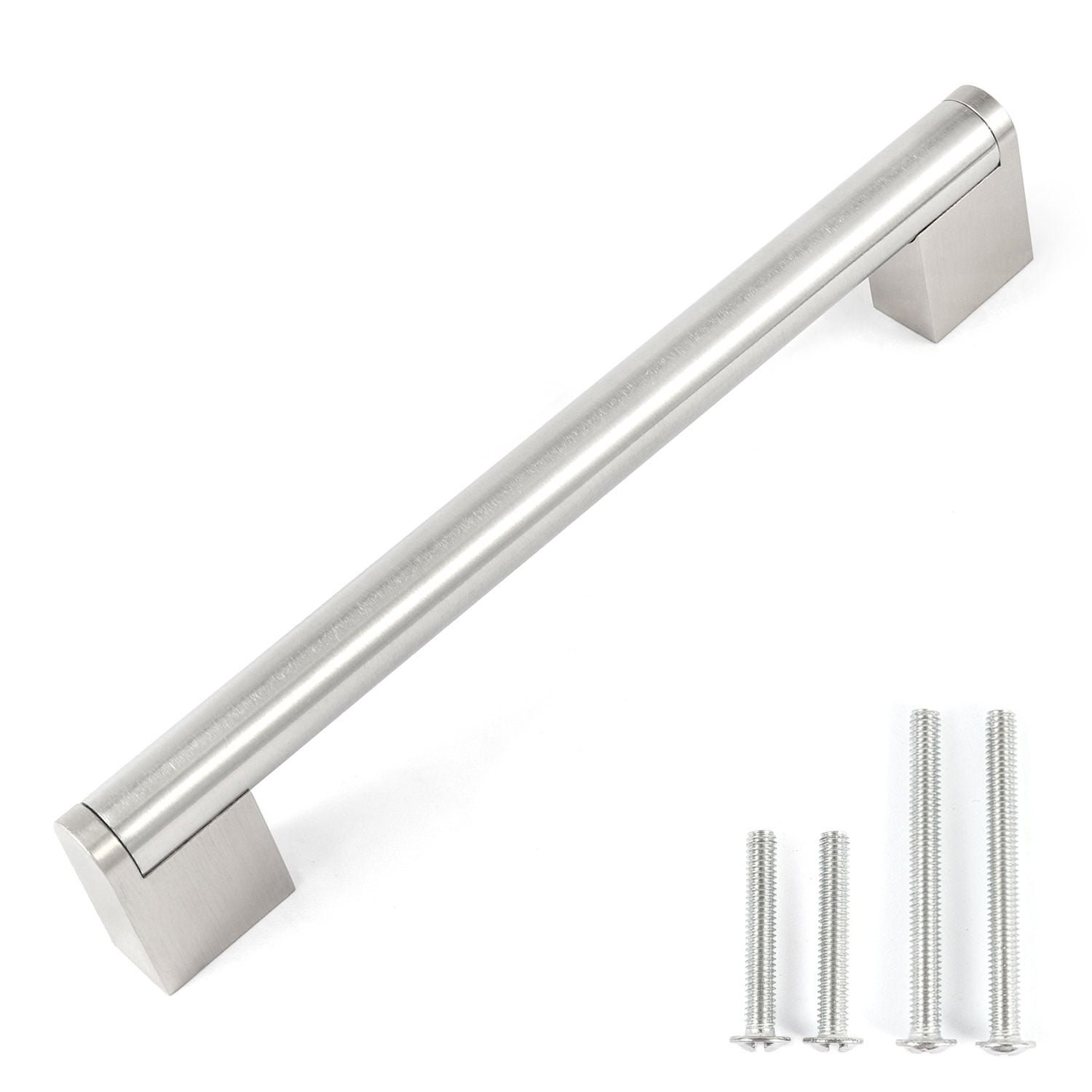 Fulgente 10-Pack, 160mm Brushed Nickel Cabinet Handles, Stainless Steel ...