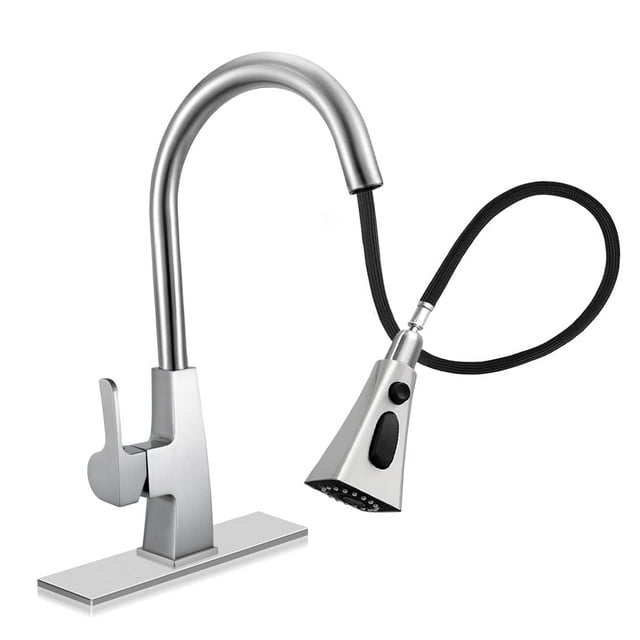 Fulgente Kitchen Faucet with Pull Down Sprayer with Mull-Function 3 ...