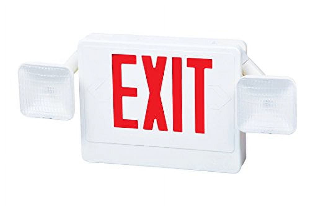 FireHorse - Exit and Emergency Light Combo - Standard LED with Low ...