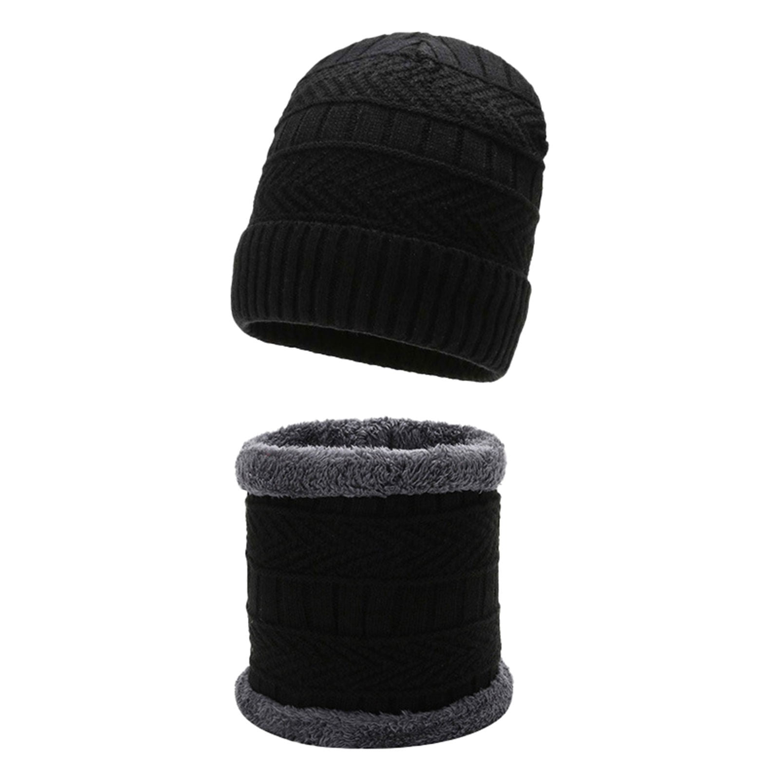 Fulijie Hats for Men Women Neck Warmer Cold Weather Gear Men Gift Set ...