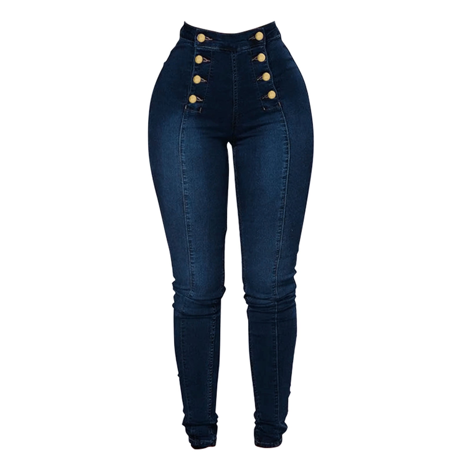 Fulijie No Bo Double Button Jeans Size,No Boundaries Double Button ...