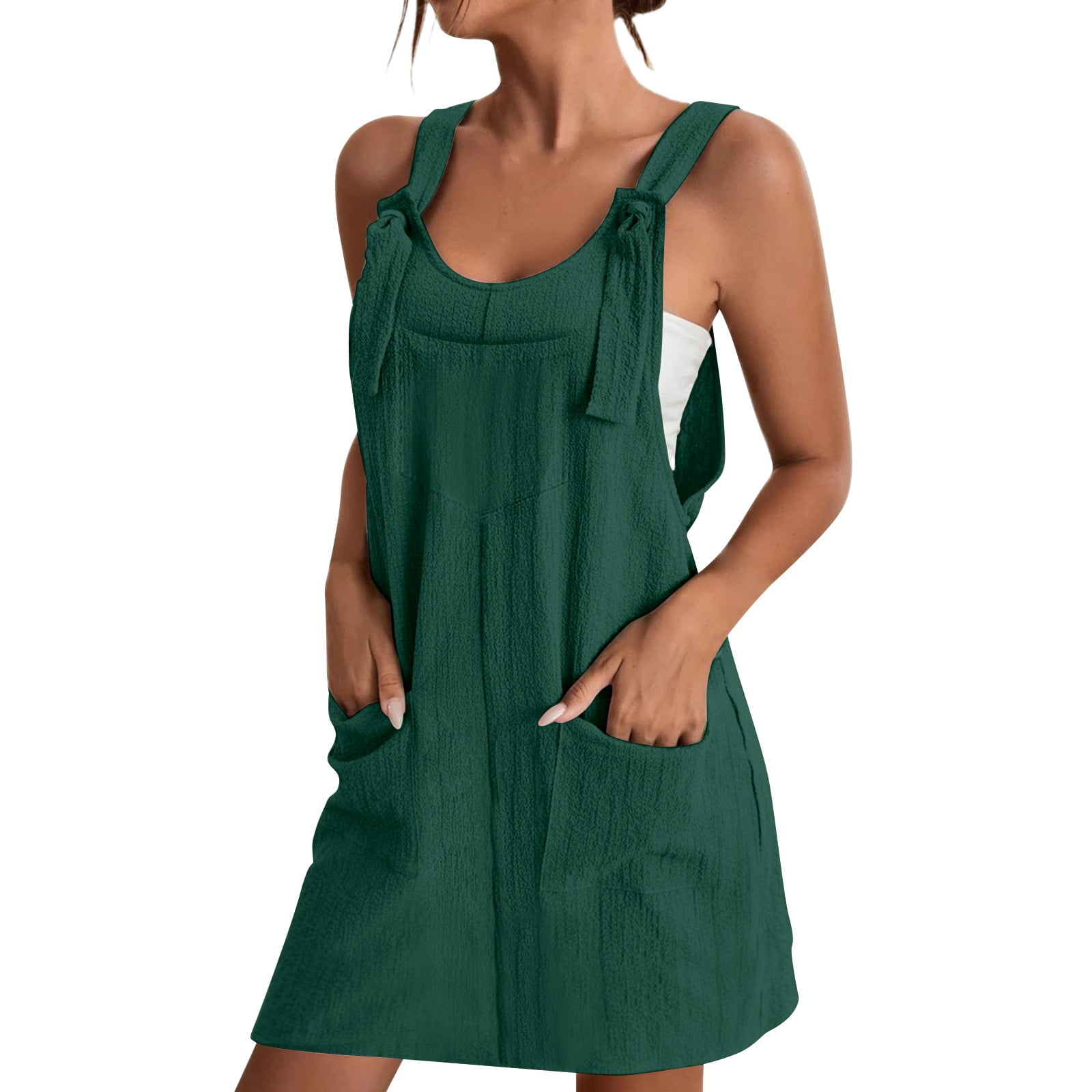 Fulijie Work Smocks For Women,Garden Accessories,Women Soild Pinafore ...