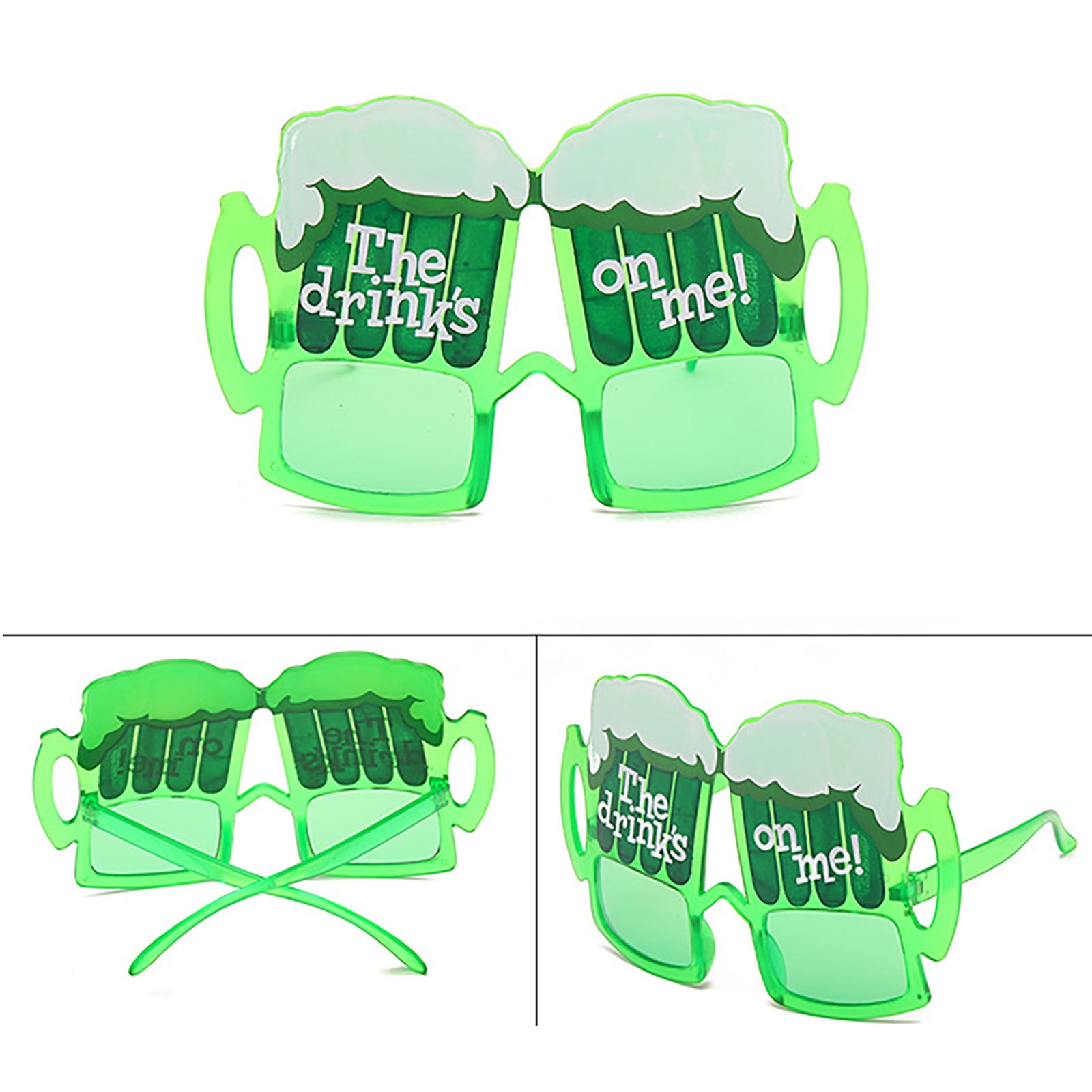 Fulijie Yellow Beer Goggles Funny Glasses Party Sunglasses Oktoberfest ...