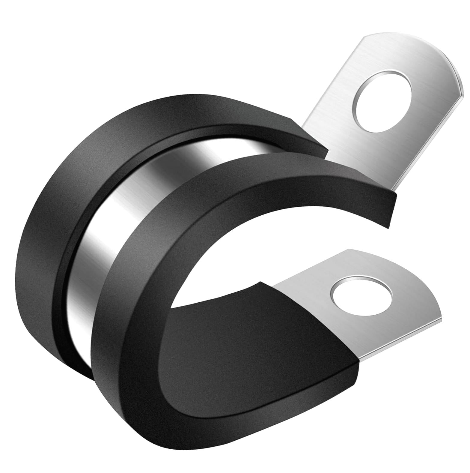 Fuliko 0.375 Inch Cable Clamp, 25-Piece Stainless Steel Wire Clamp Set ...