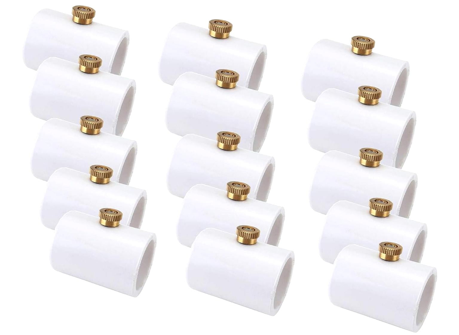 Fuliko 1/2 inch PVC Coupling with Nozzle, PVC Segment with Stainless ...