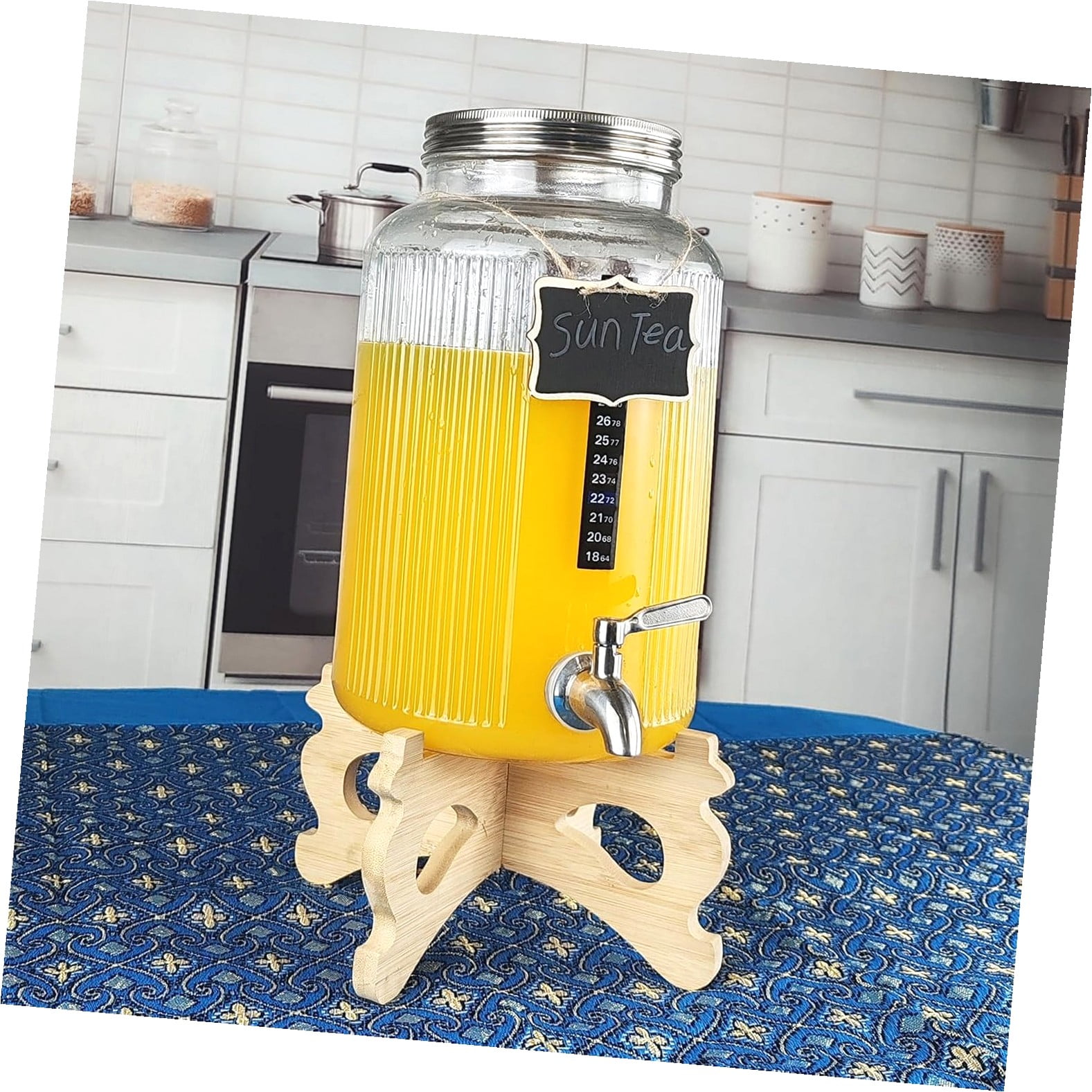 Fuliko 1.5 Gallon Drink Dispenser with Spigot and Stand for Parties ...
