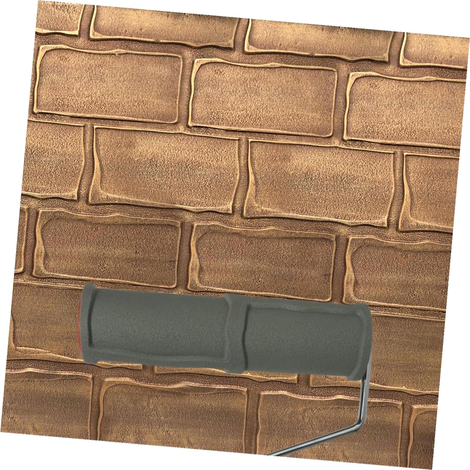 Fuliko 10'' Decorative Paint Roller for Wall Art Traditional Brick ...