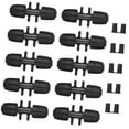 Fuliko 10 Pcs 1/2 Inch to 1/4 Inch Drip Irrigation Fittings Barbed ...