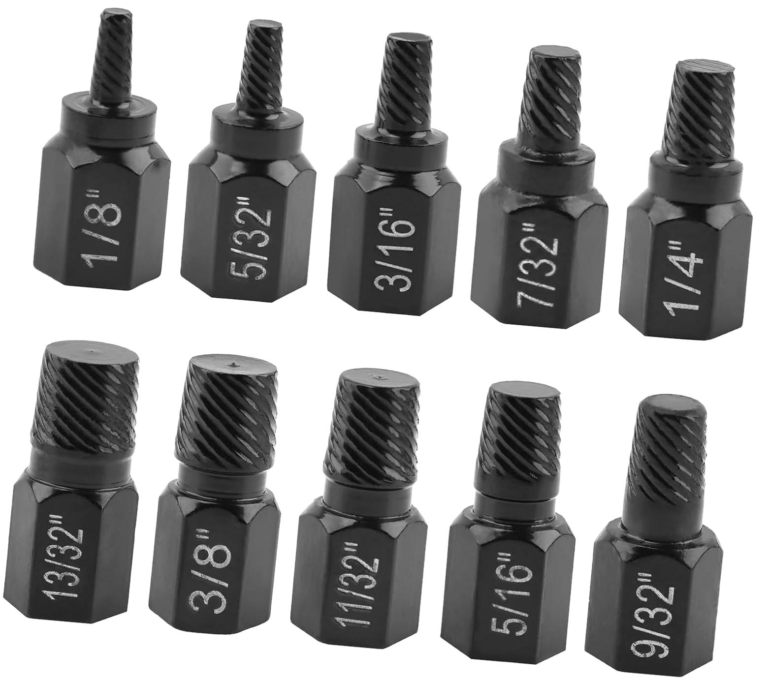 Fuliko 10-Piece Screw Extractor Kit, Easy Out Bolt Remover Set, Single ...