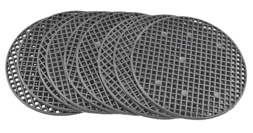 Fuliko 10 Pieces, 4Inch/10Cm Round PP Plastic Pot Hole Mesh , Bottom ...