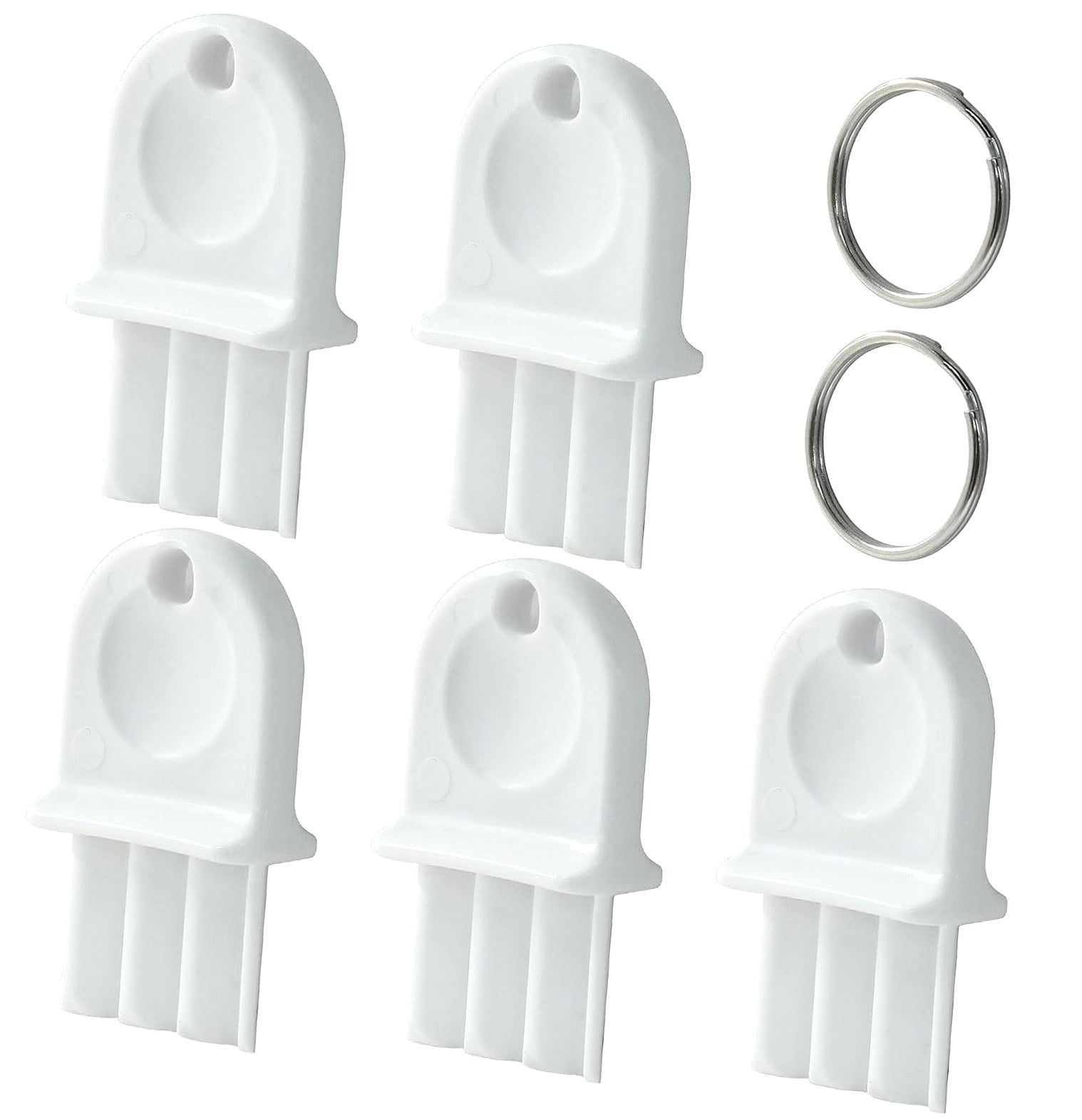 Fuliko 10 Pieces Paper Dispenser Key, Waffle Toilet Paper Key Tissue ...