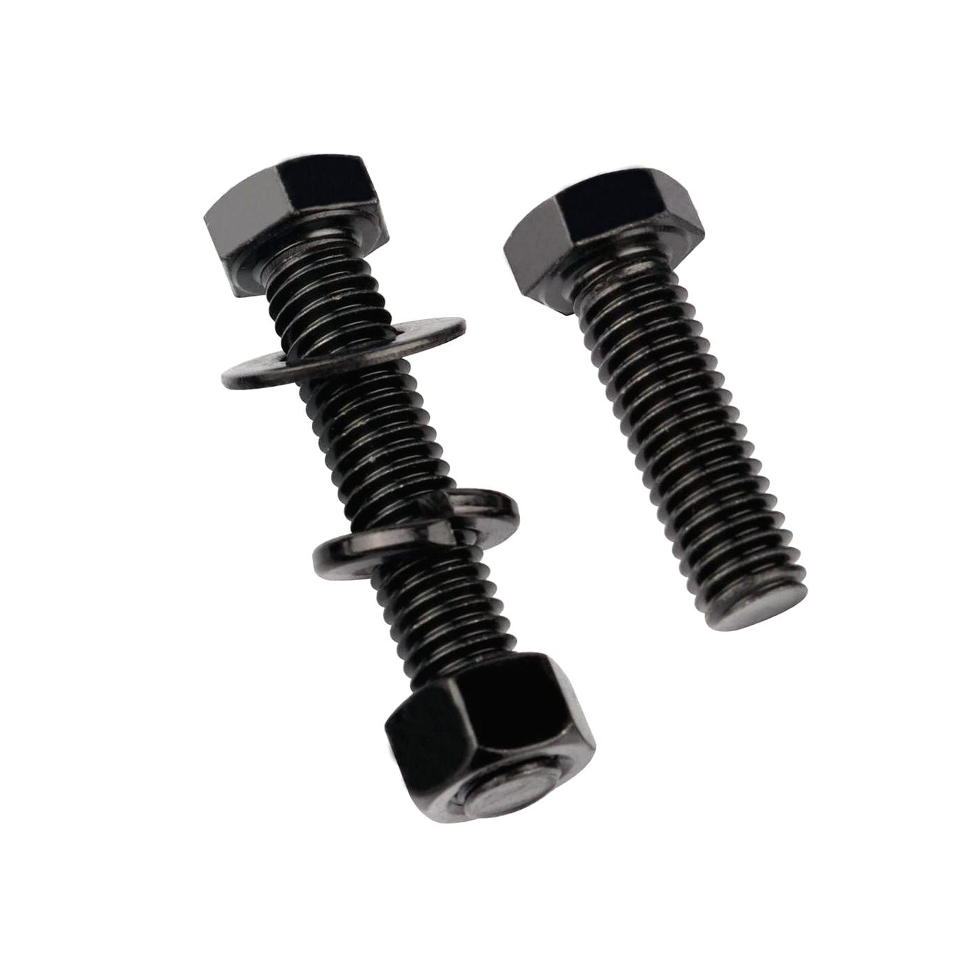 Fuliko 10 Sets of 1/4-20 x 1 Hex Bolts and Screws, Including Hex Nuts ...