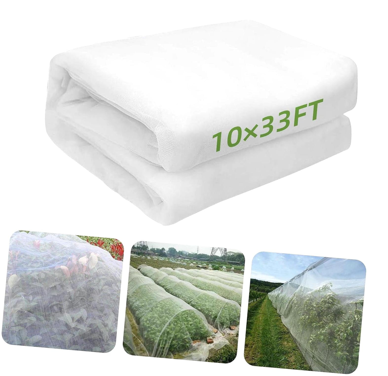 Fuliko 10 x 33FT Garden Protection Netting, Ultra Fine Mesh for Plants ...