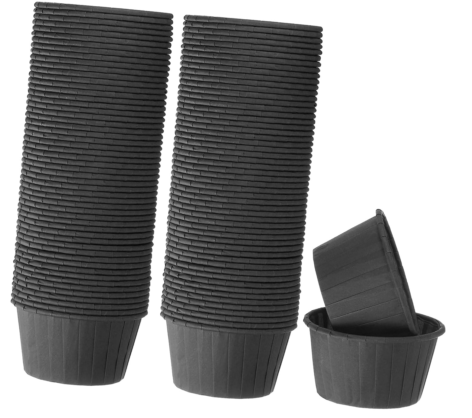 Fuliko 100Pcs Cupcake Baking Cups 3.5oz Standard Size Paper Cupcake ...