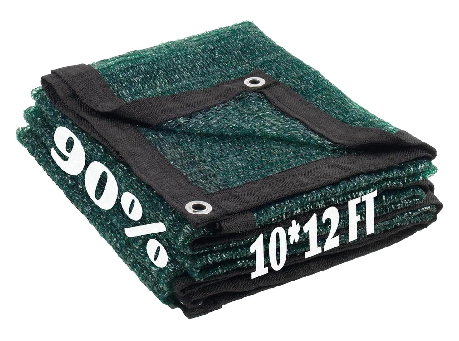 Fuliko 10x12FT 90% Garden Shade Fabric, Sun Protection Mesh Cover with ...