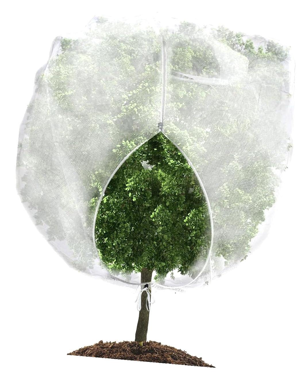 Fuliko 10x8ft Large Fruit Tree , Garden Mesh with Drawstring and Zipper ...