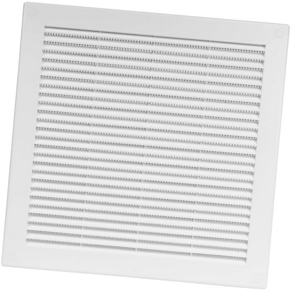 Fuliko 12" 12" (Outer Size) Square Air Vent Cover – White Plastic Vent ...