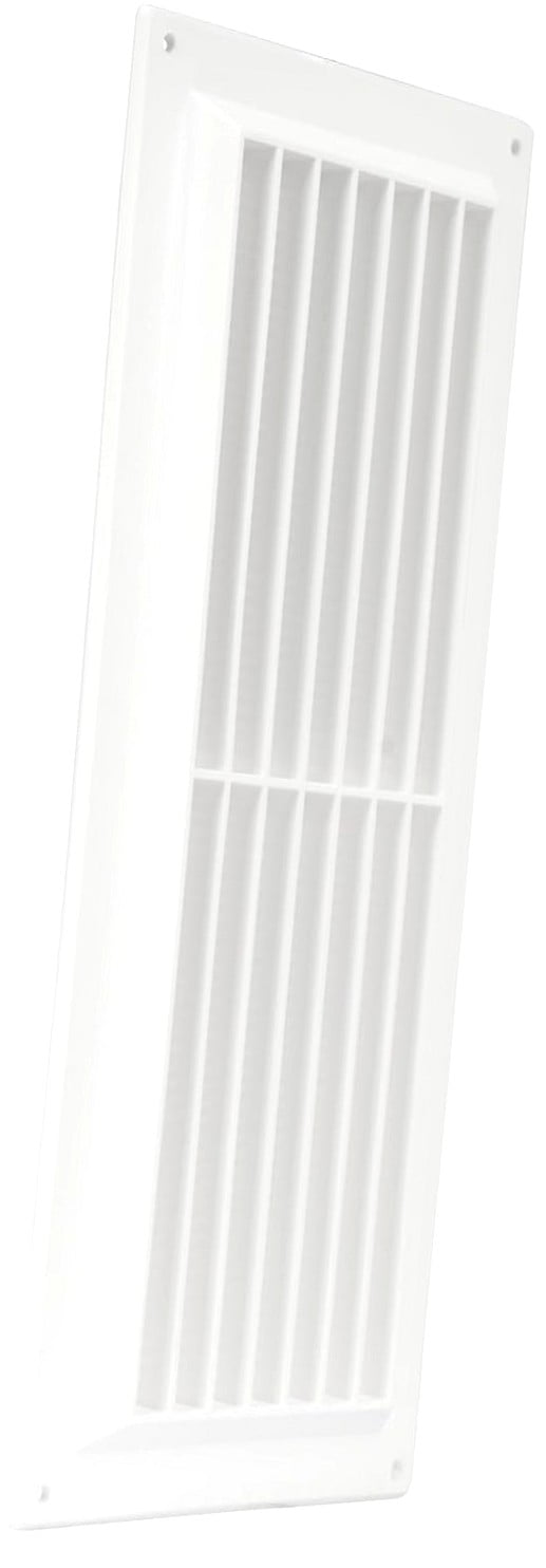 Fuliko 12.5 Inch (Outer Size) White Plastic Return Air Vent Cover for Wall and Ceiling ...