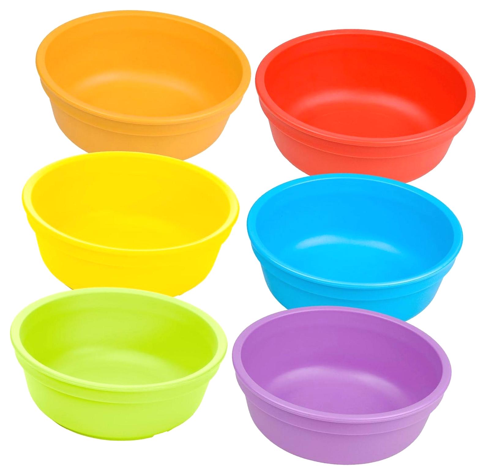 Fuliko 12 Oz. Toddler Bowls for Snack and Everyday Dining - Dishwasher ...
